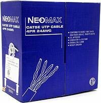 Кабель Neomax UTP NM10101, серый, 305 м.