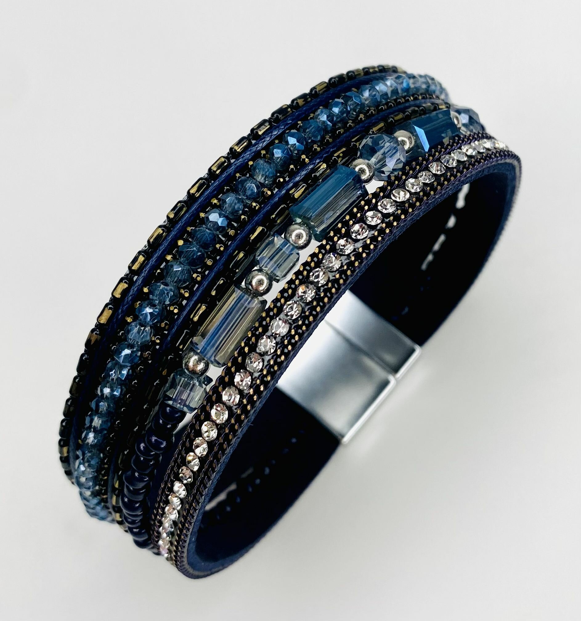 Браслет, искусственный камень