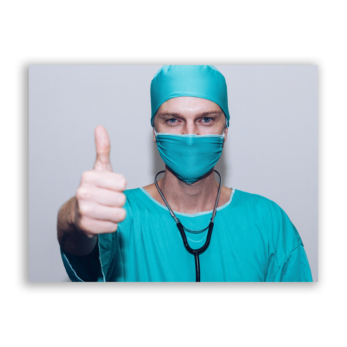 Постер, плакат на бумаге / Для больницы / Размер 80 x 106 см