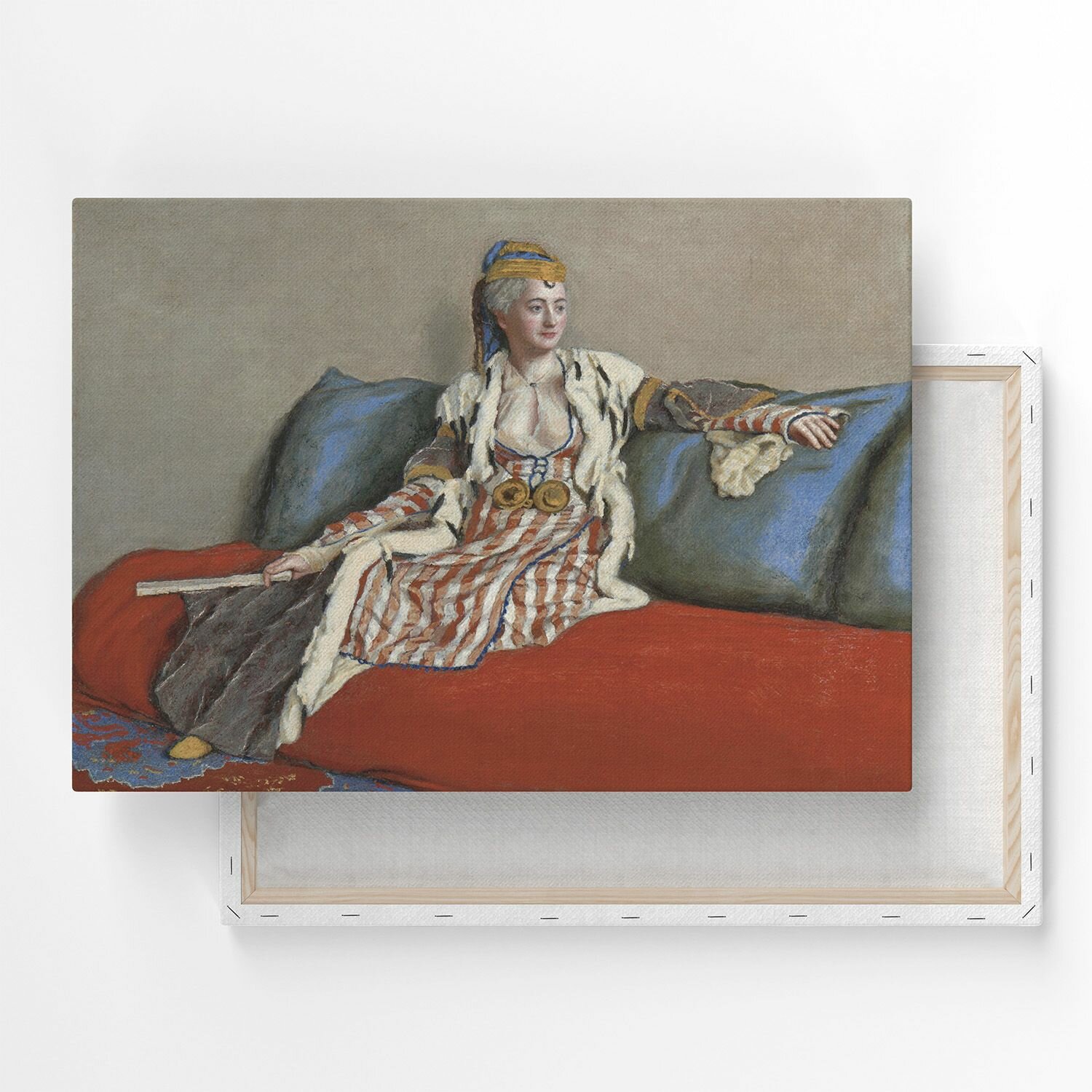 Картина на холсте, репродукция / Лиотар Жан-Этьен - Lady in Turkish Dress / Размер 40 x 53 см