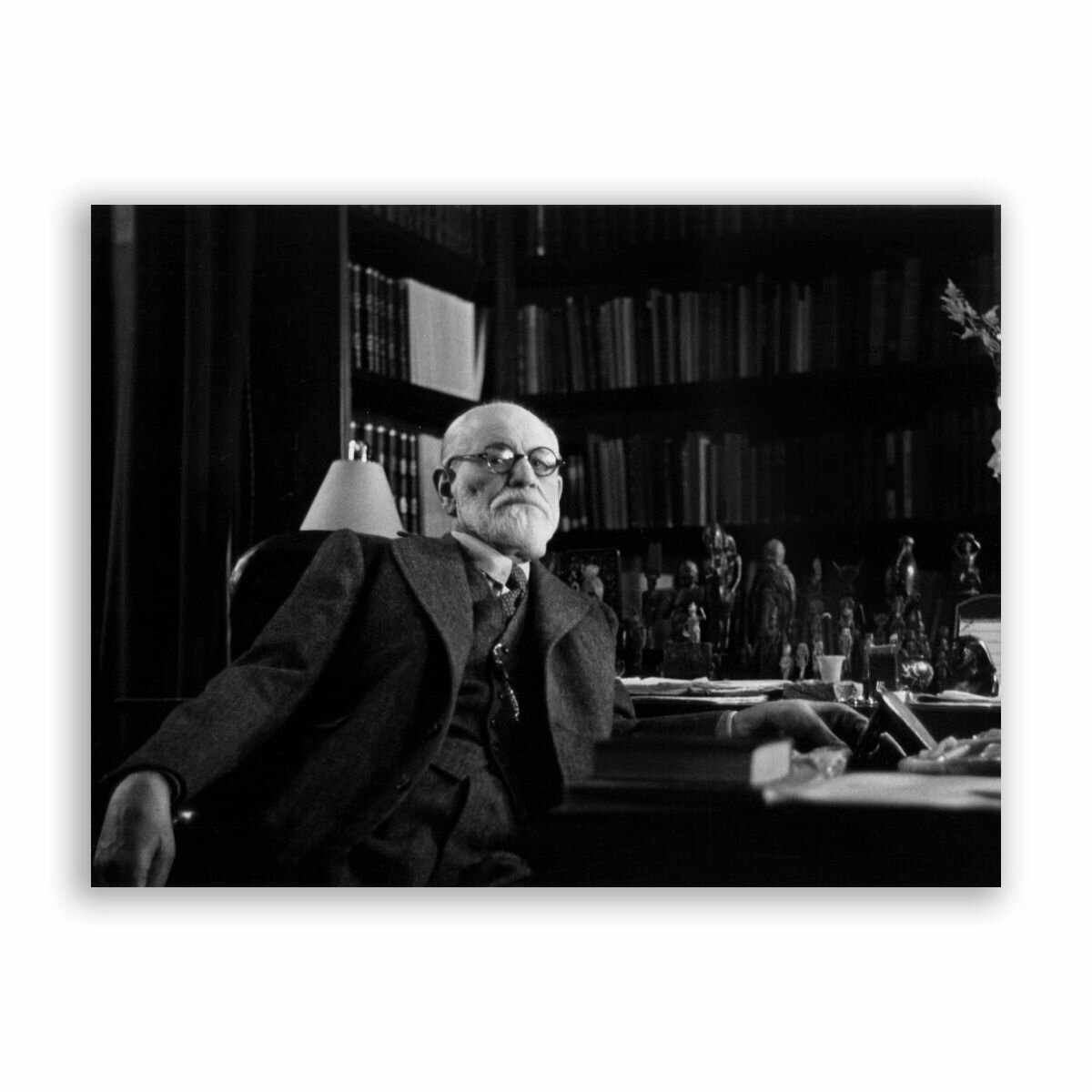 Постер, плакат на бумаге / Зигмунд Фрейд / Размер 30 x 40 см