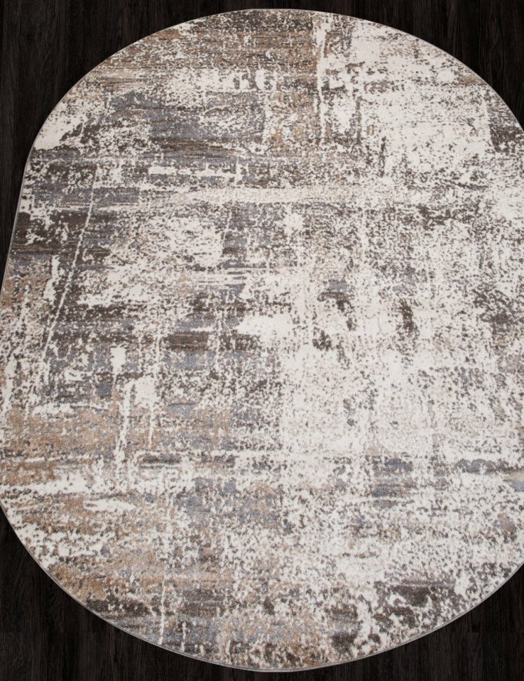 Ковер F052 - BEIGE - Овал - коллекция TORNADO (2.5 х 3.5 м)