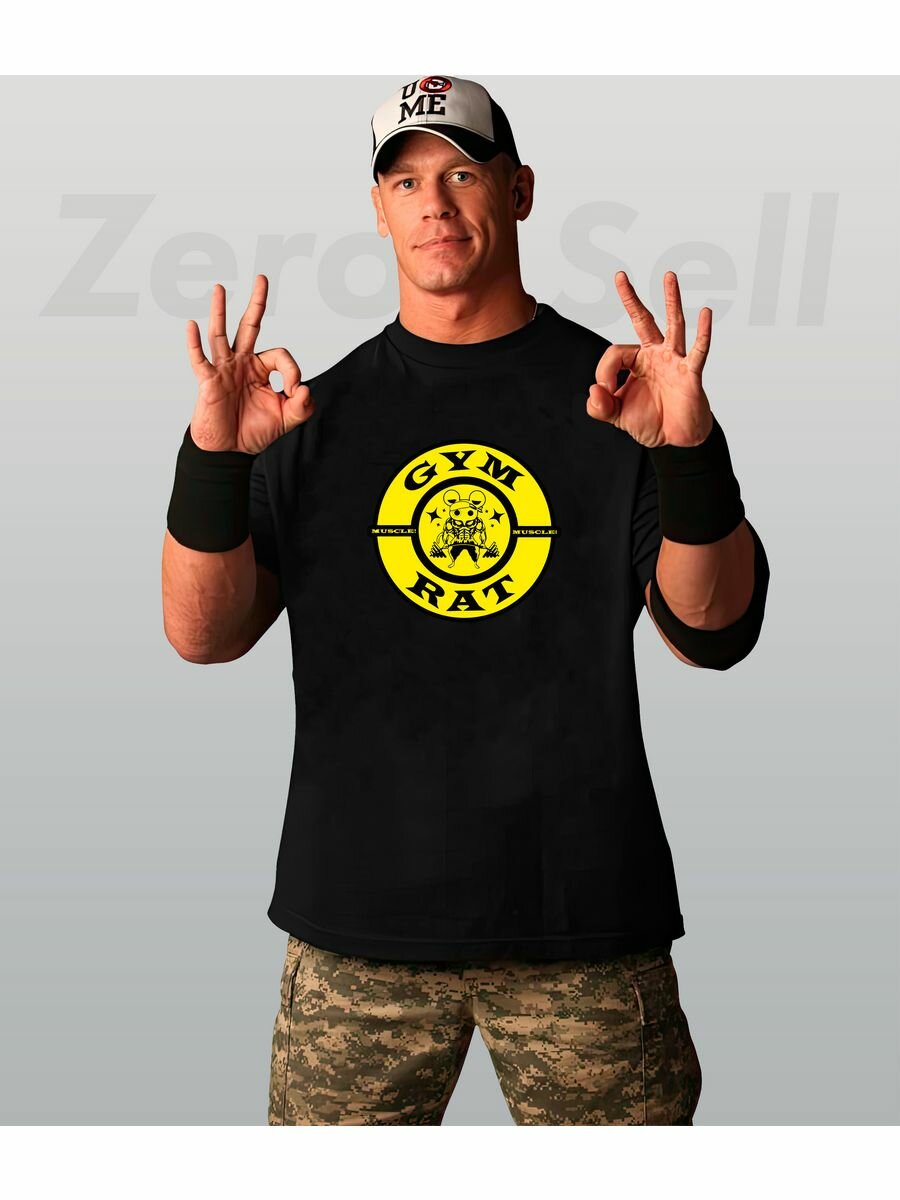 Футболка gym rat мышь