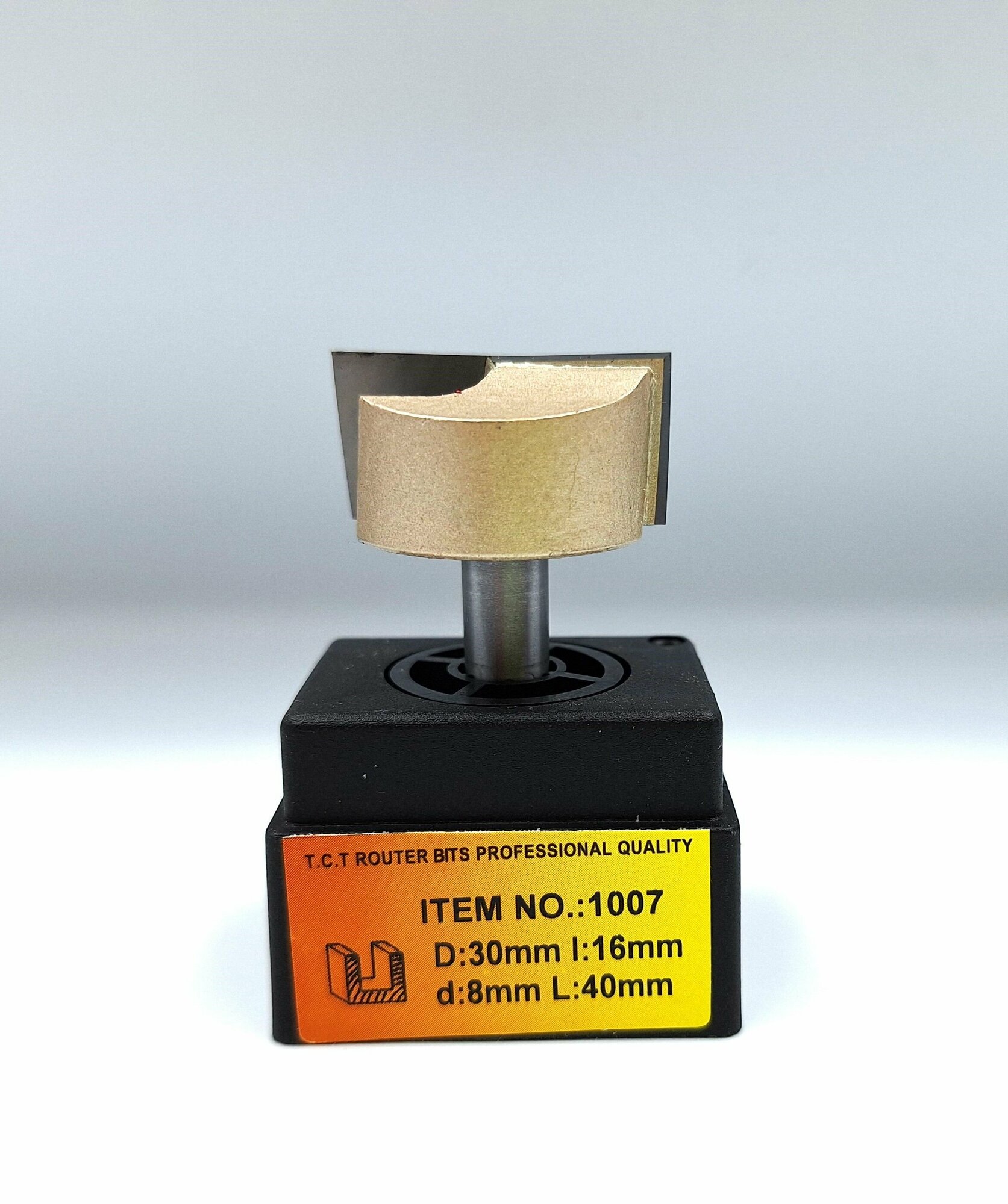 Фреза для врезки замков Globus 1007 D 30x16 S8 TL56 Пазовая погружная с верхней заточкой