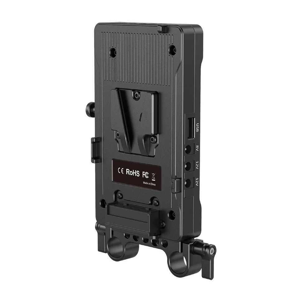 Адаптер SmallRig 3203 крепления аккумулятора V Mount Battery Adapter Plate with Dual 15mm Rod Clamp