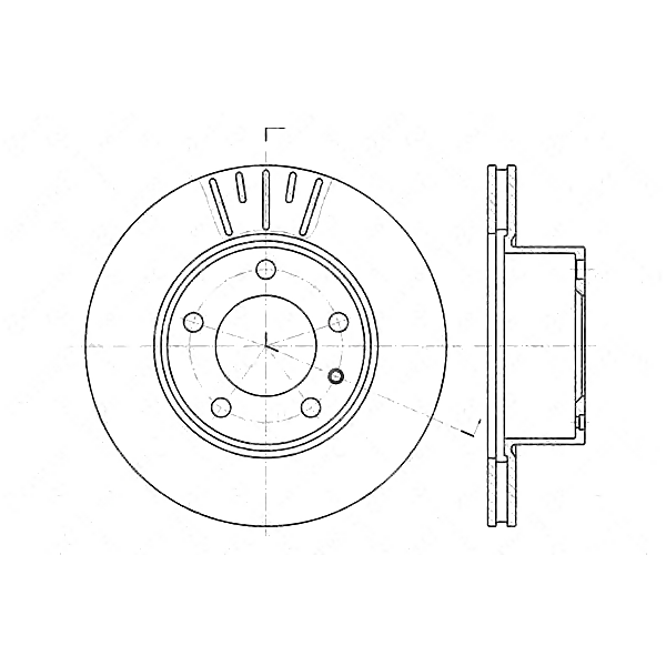 STELLOX 6020-1513V-SX (34111151655 / 34111151656 / 34111163135) диск тормозной передний\ BMW (БМВ) e28 1.8-2.5