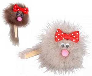 Игрушка для кошек зверек норка микки 5см GoSi petto 07231