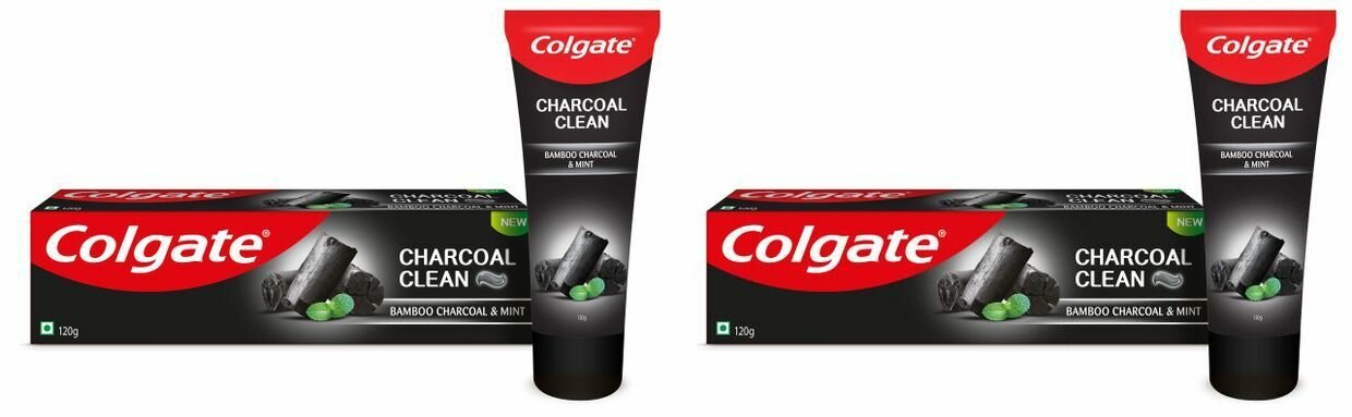 Colgate Зубная паста Бамбуковый уголь, 120 гр, 2 шт