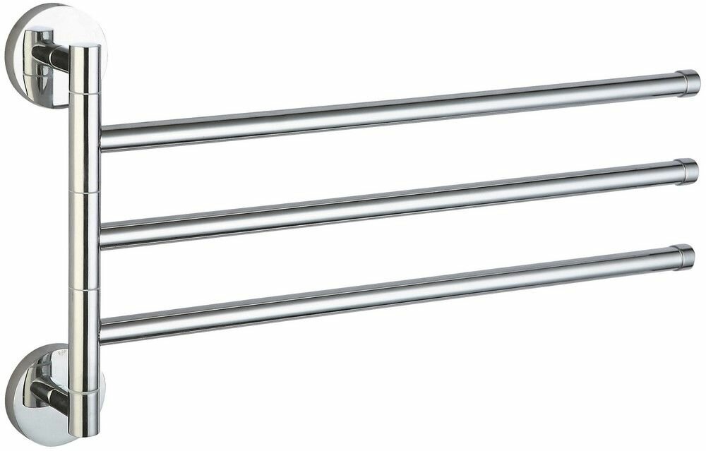 Держатель полотенца VIKO V-225 тройной поворотный 420x225x45 мм, хром
