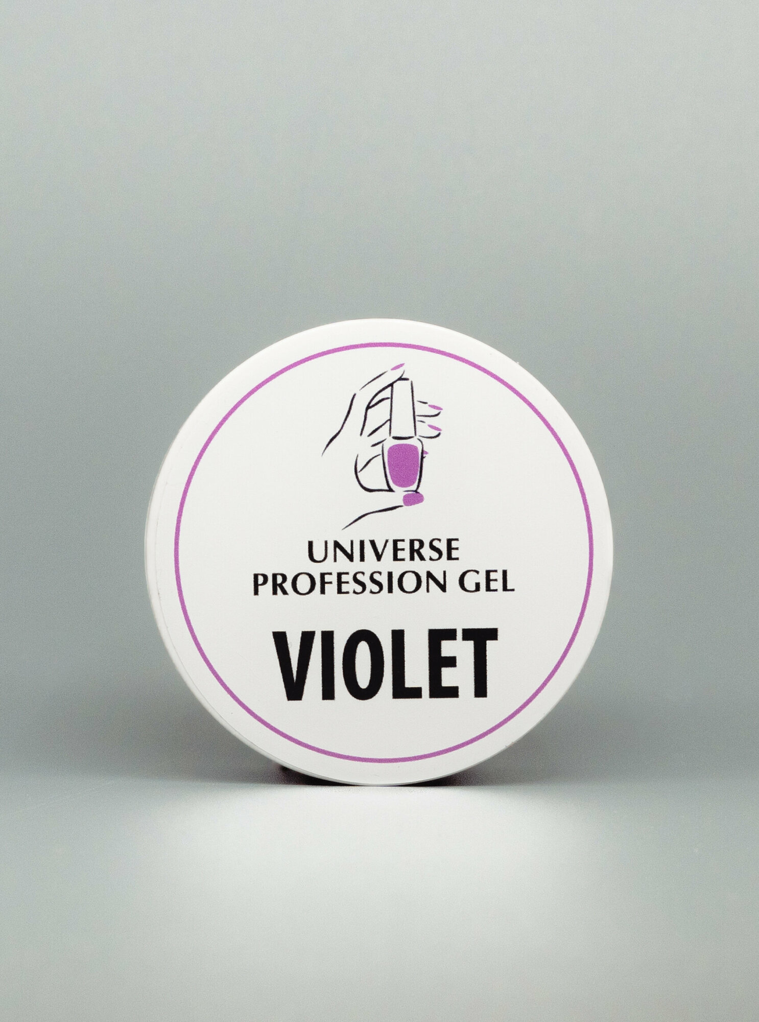 Гель Universe Profession Gel для наращивания и моделирования ногтей VIOLET (Прозрачно-фиолетовый) 50 г