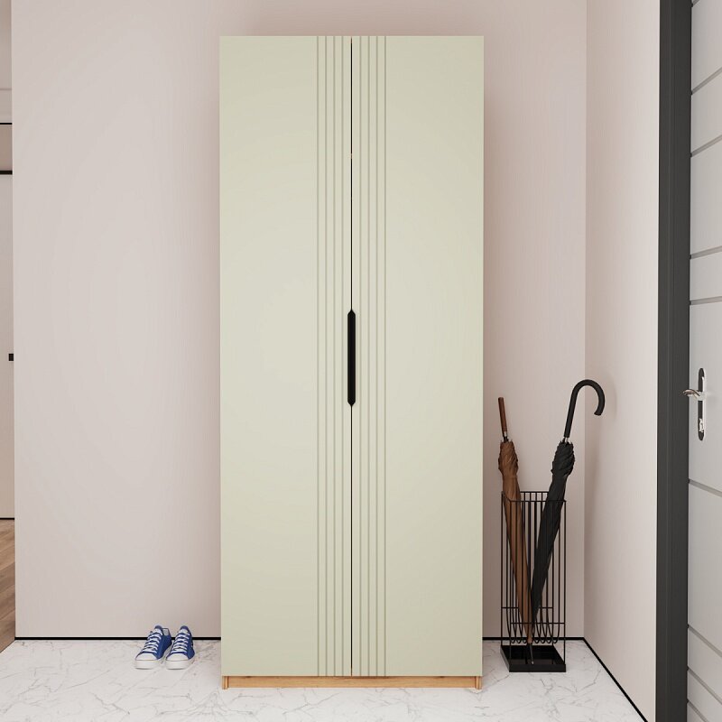 Шкаф распашной МебельЛэнд24 Астрис - 1 Сантьяго 80x45x200 серый для одежды двухдверный