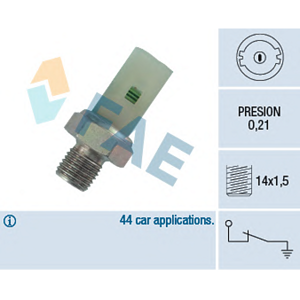 FAE 12350 (7700777660) датчик давления масла