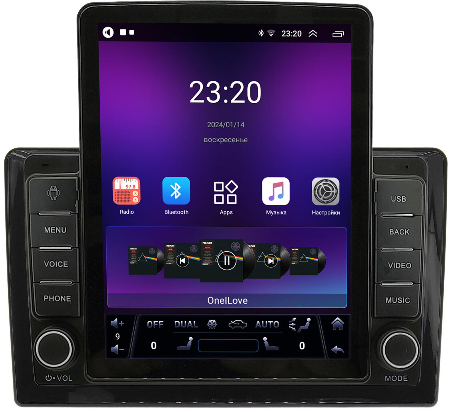 Штатная магнитола Toyota Passo 2 (C30) 2010-2016 (100*200mm, матовая) Canbox GTR095-9-1150 Android 10 (QLed, 4/64, DSP, CarPlay)