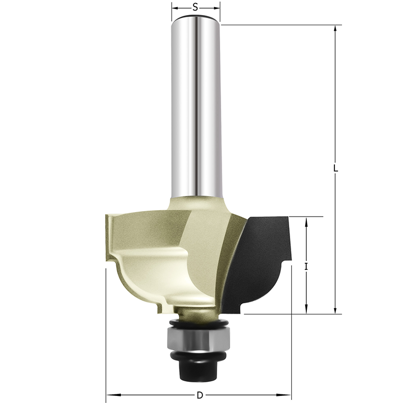 Фреза внутреннее скругление с полками R=7.94 D=31,8x15,9x58 S=8 ARDEN 313831