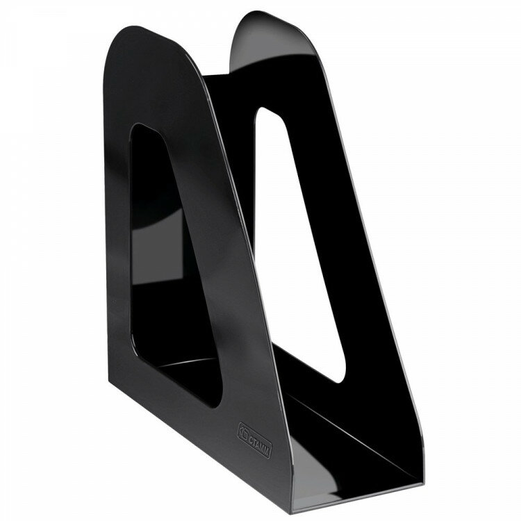 Вертикальный накопитель 90мм черный Стамм Фаворит арт. ЛТ705/ЛТВ-30495. Количество в наборе 3 шт.