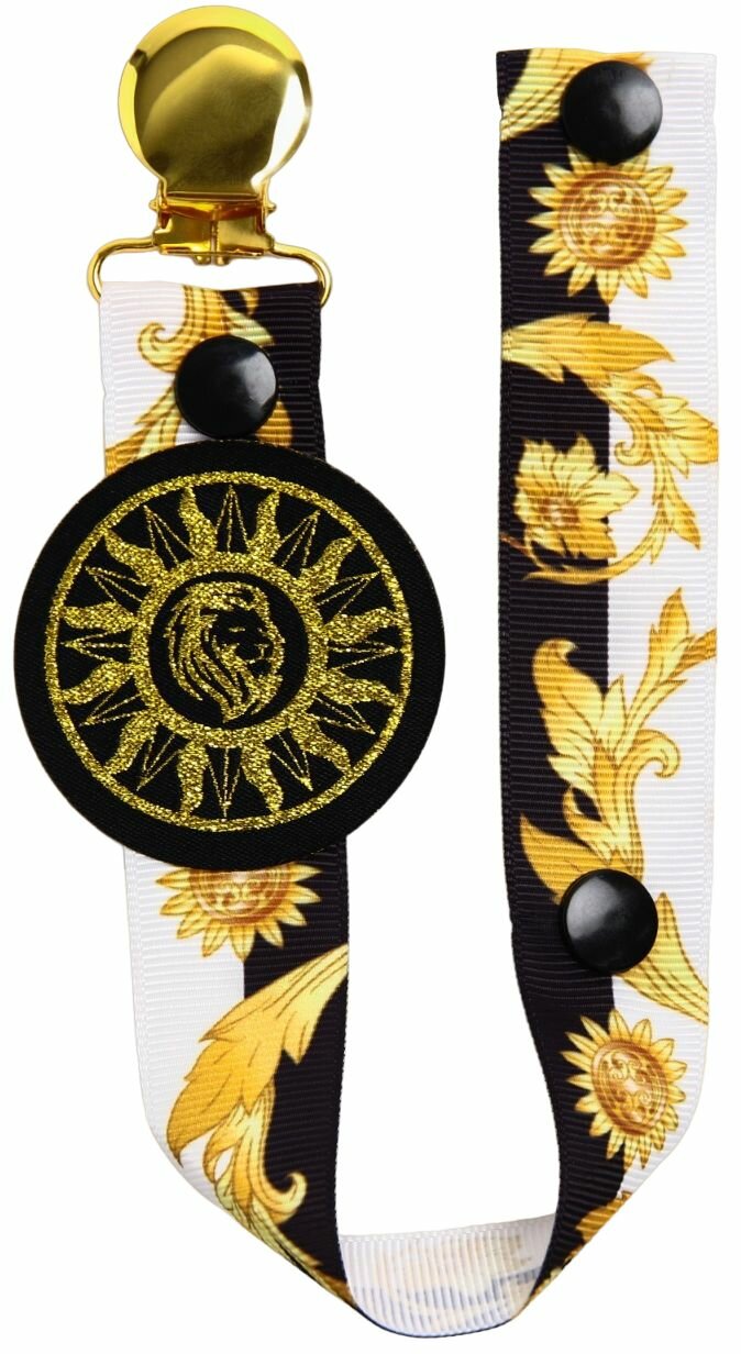 Держатель для соски "Little King" на ленте, прищепка на одежду для прорезывателя и ниблера, клипса для пустышки