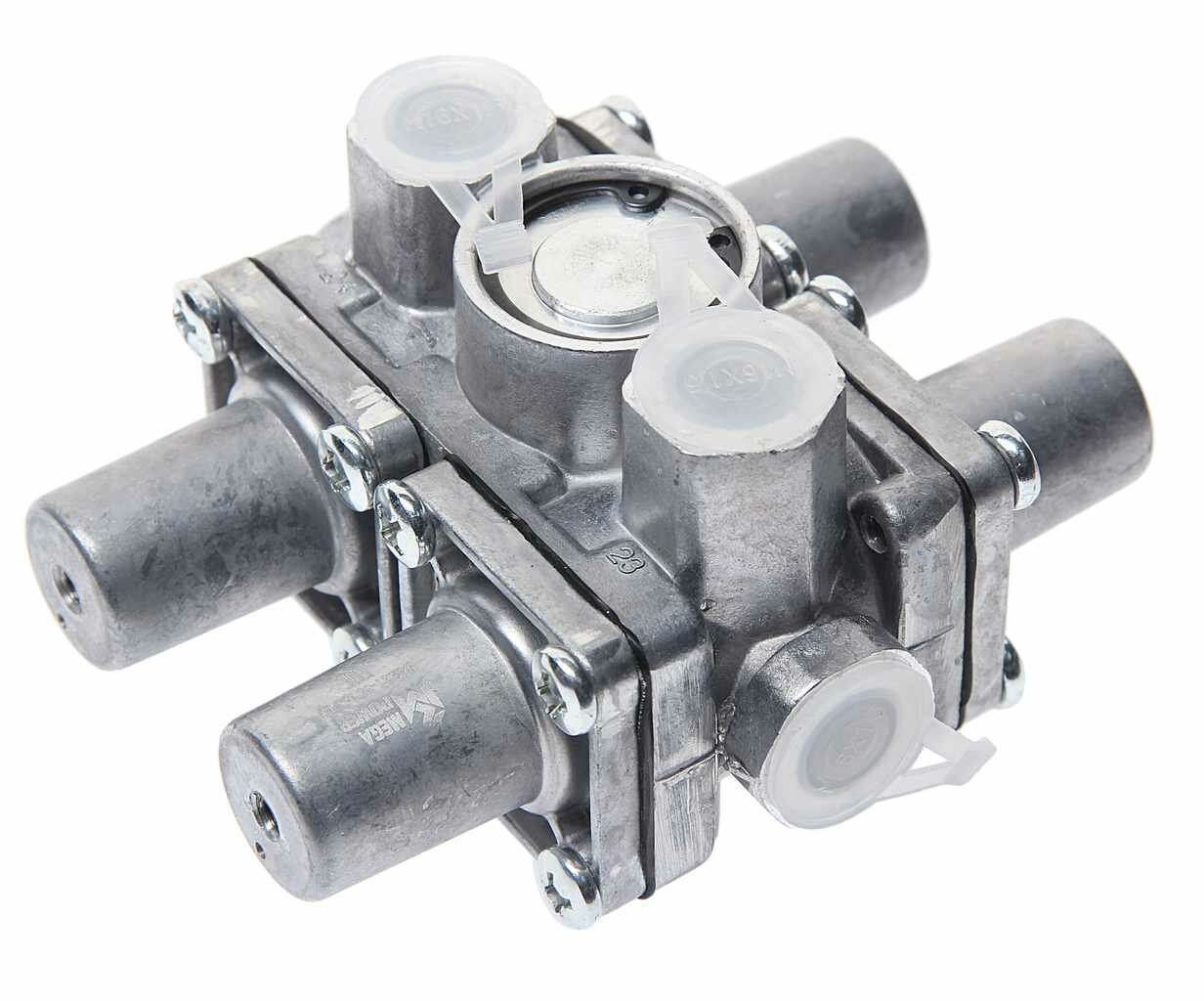 Клапан ЗИЛ, КАМАЗ, МАЗ, мзкт, ПАЗ защитный 4-х контурный, 350-14-003, MEGAPOWER