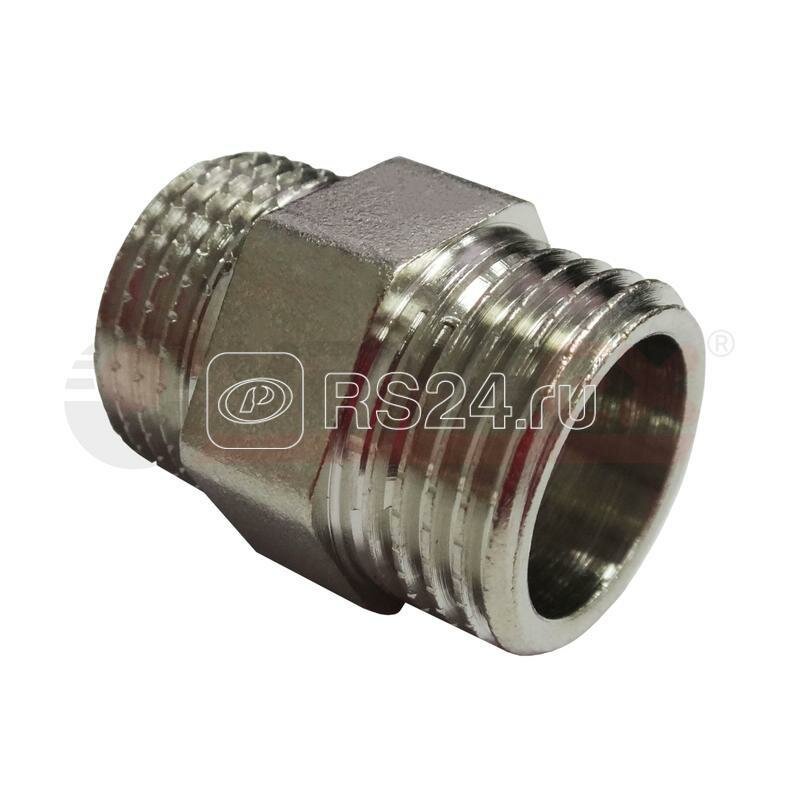 Ниппель никелированный НР-НР 3/4дюйм (200/10) VALFEX VF.582. N.034