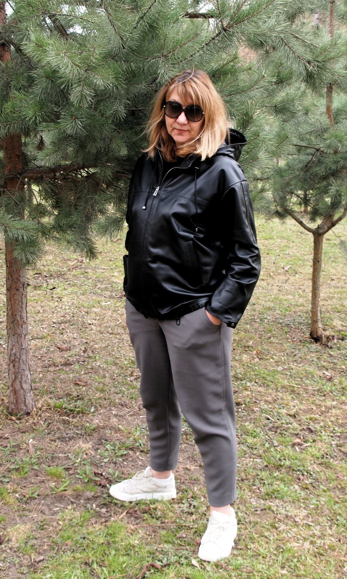 Куртка кожаная