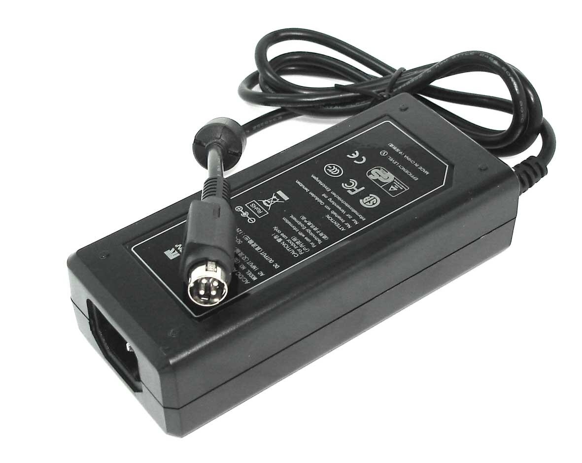 Блок питания для монитора LCD 4 pin (male), 12V, 6A, 72W без сетевого кабеля (тип подключения - трапеция)