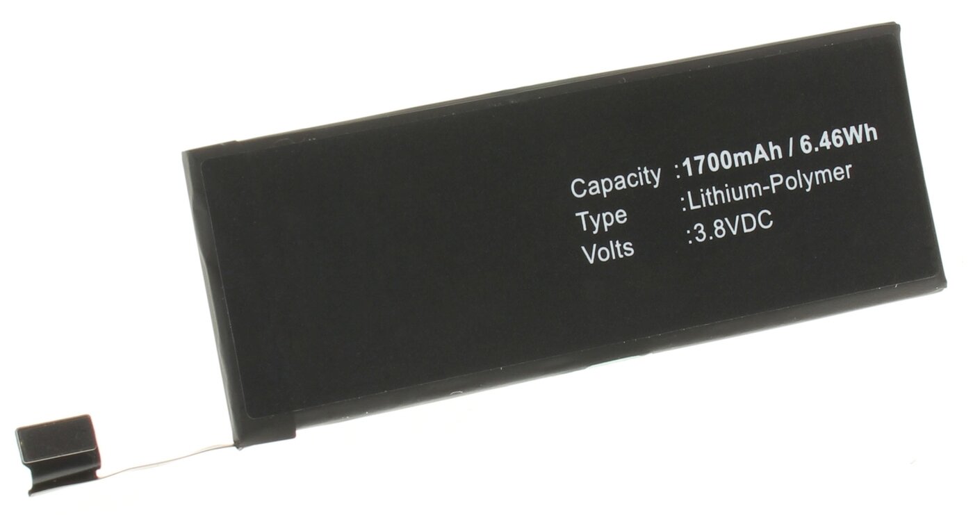 Аккумуляторная батарея iBatt 1700mAh для Apple 616-0720, A69TA006H, 616-0728, 616-0652, A1457, A1234, A1516,