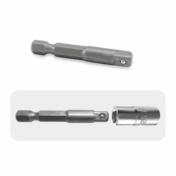 Переходник для шуруповерта на головки 1/4" длиной 50мм FPKA0808G TOPTUL