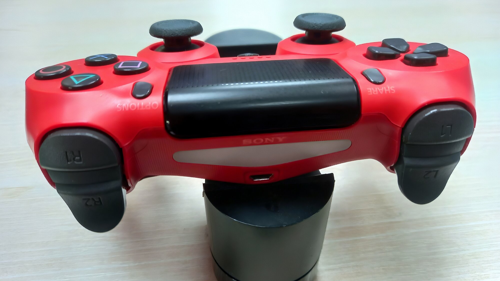 Controller Dualshock 4 Wireless Magma Red v.2 Original — фото 1