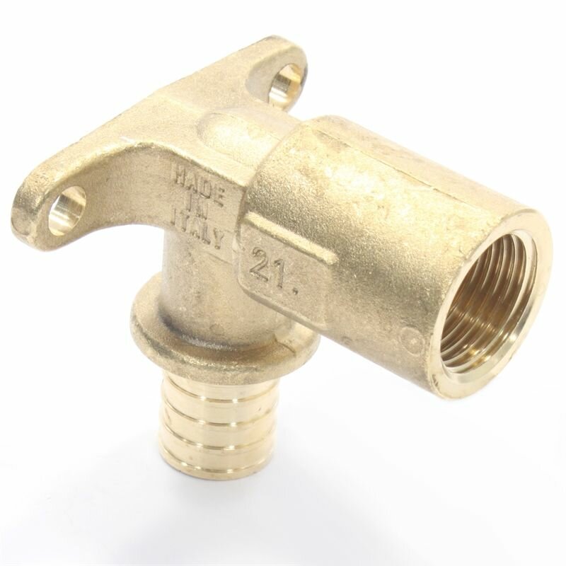 Водорозетка 20-1/2", General Fittings 3400 23, надв. гильза-резьба, вн, латунь, L56,5