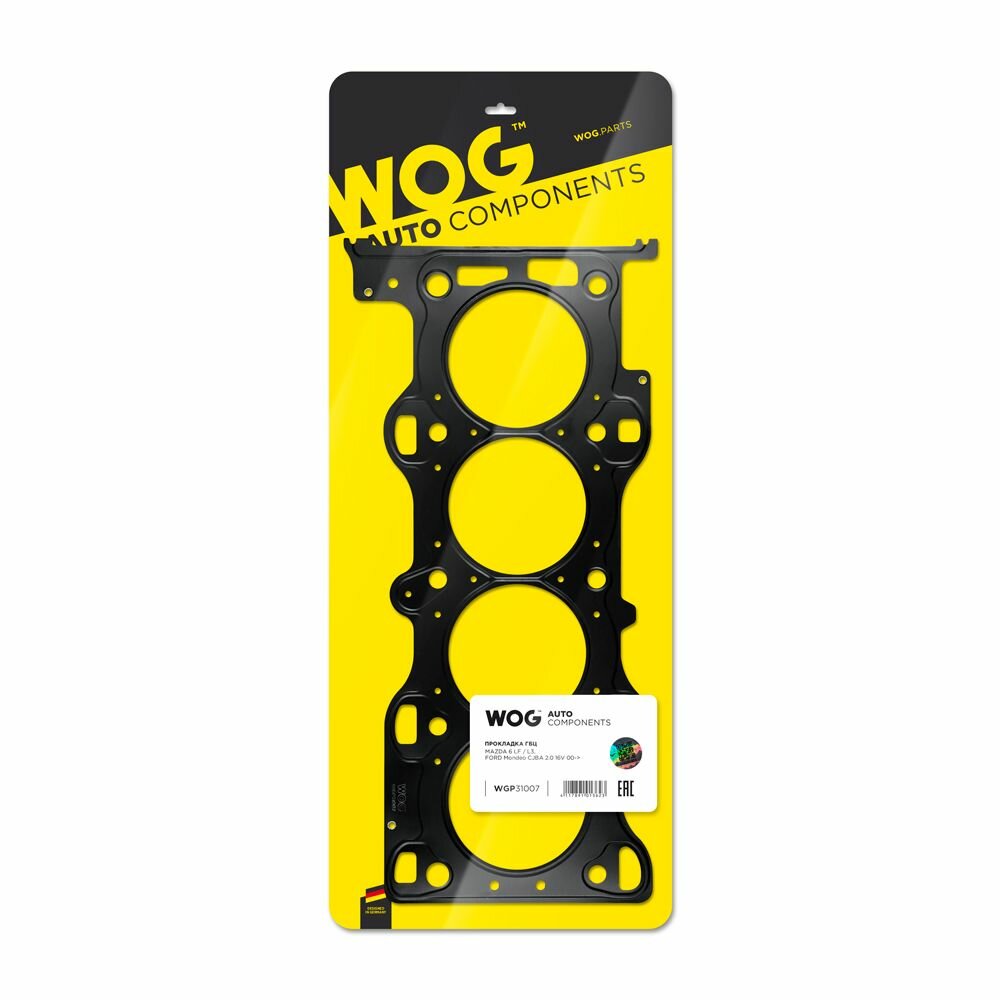 Пpокладка ГБЦ (головки блока цилиндров) металлическая многослойная, изготовленная по технологии "Абс, WOG WGP31007
