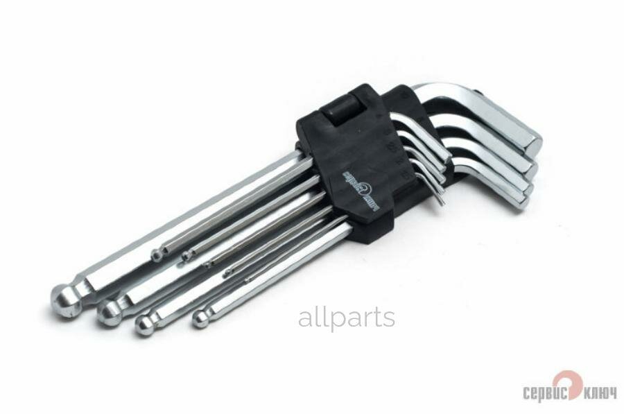 Сервис ключ 76401 Набор ключей Гобразных (9 шт.) удлиненных Сервис ключ 76401