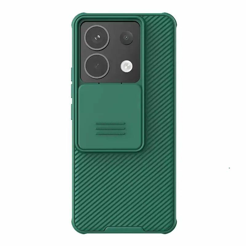 Накладка Nillkin CamShield Pro Case с защитой камеры для Poco X6 5G (зеленый)