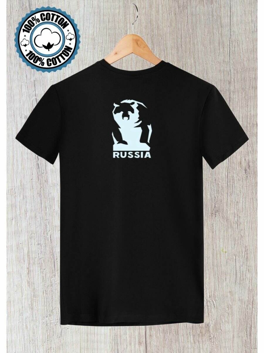 Футболка россия медведь патриот russia