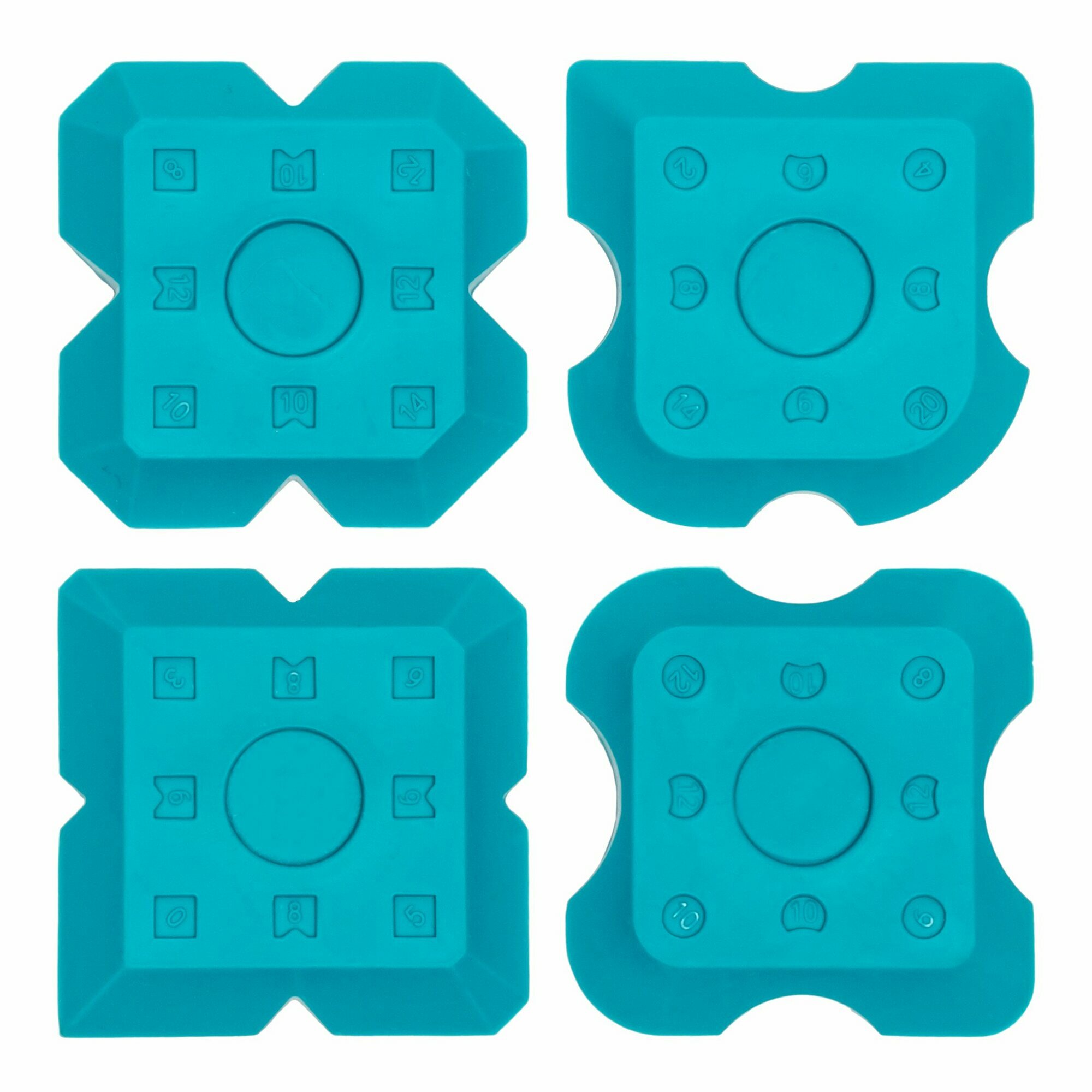 Шпатели для силиконовых герметиков BIHUI, набор 4ШТ