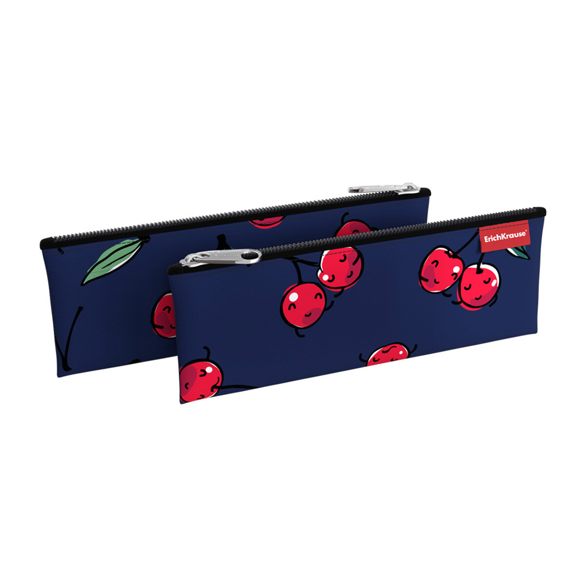ErichKrause Пенал-конверт Cherryfall 52480-WH98 1 x 27 x 9.5 см компактный органайзер