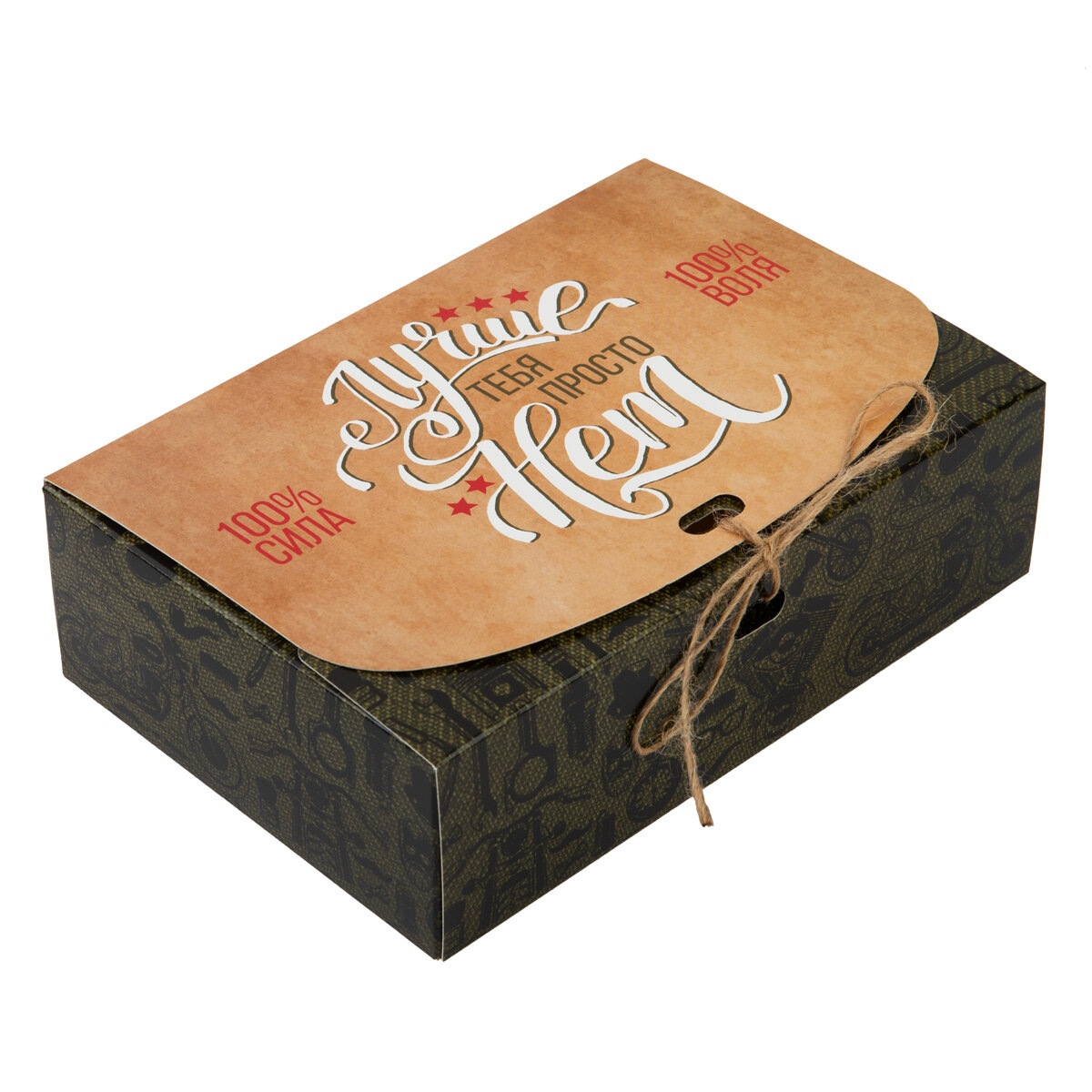 S-CHIEF CBC-016-RF81 Коробка без окна с лентой 16.5x11.5x5 см, №1, прочная, для подарков