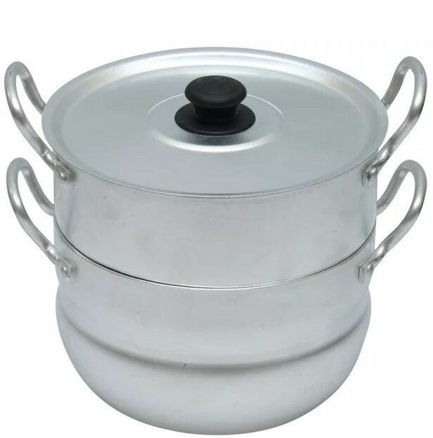 Кастрюля-пароварка объемом 2,5 литра, из алюминия.