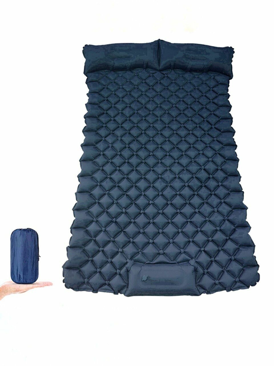 Матрас надувной туристический 200х120/непромокаемый туристический коврик