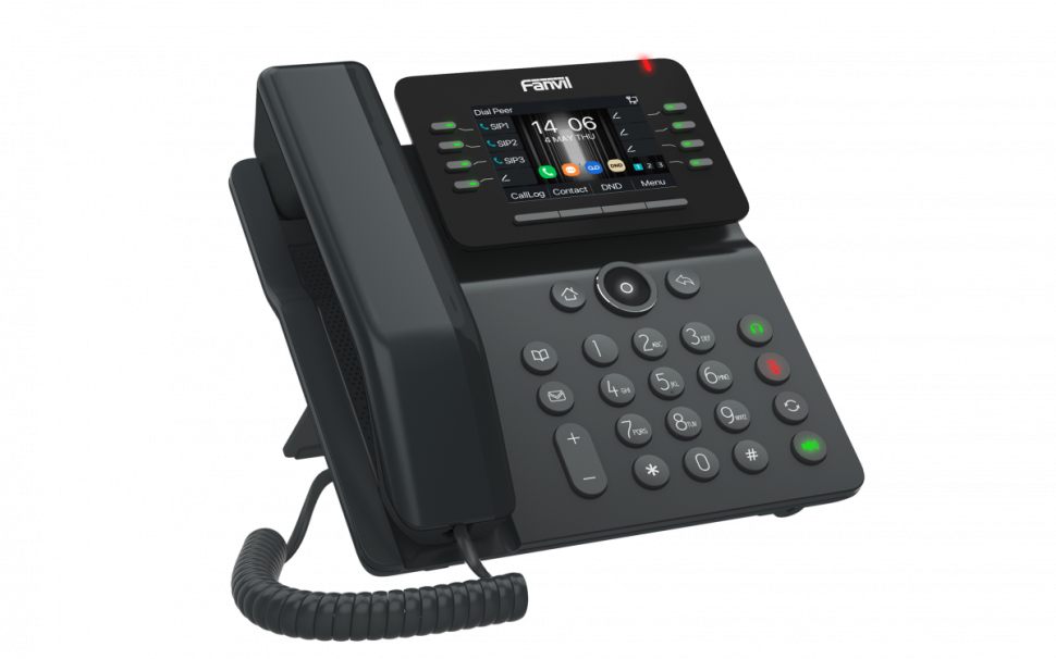 Fanvil V63 - IP телефон, POE, 6 SIP линий, 2,8" цветной дисплей 320*240