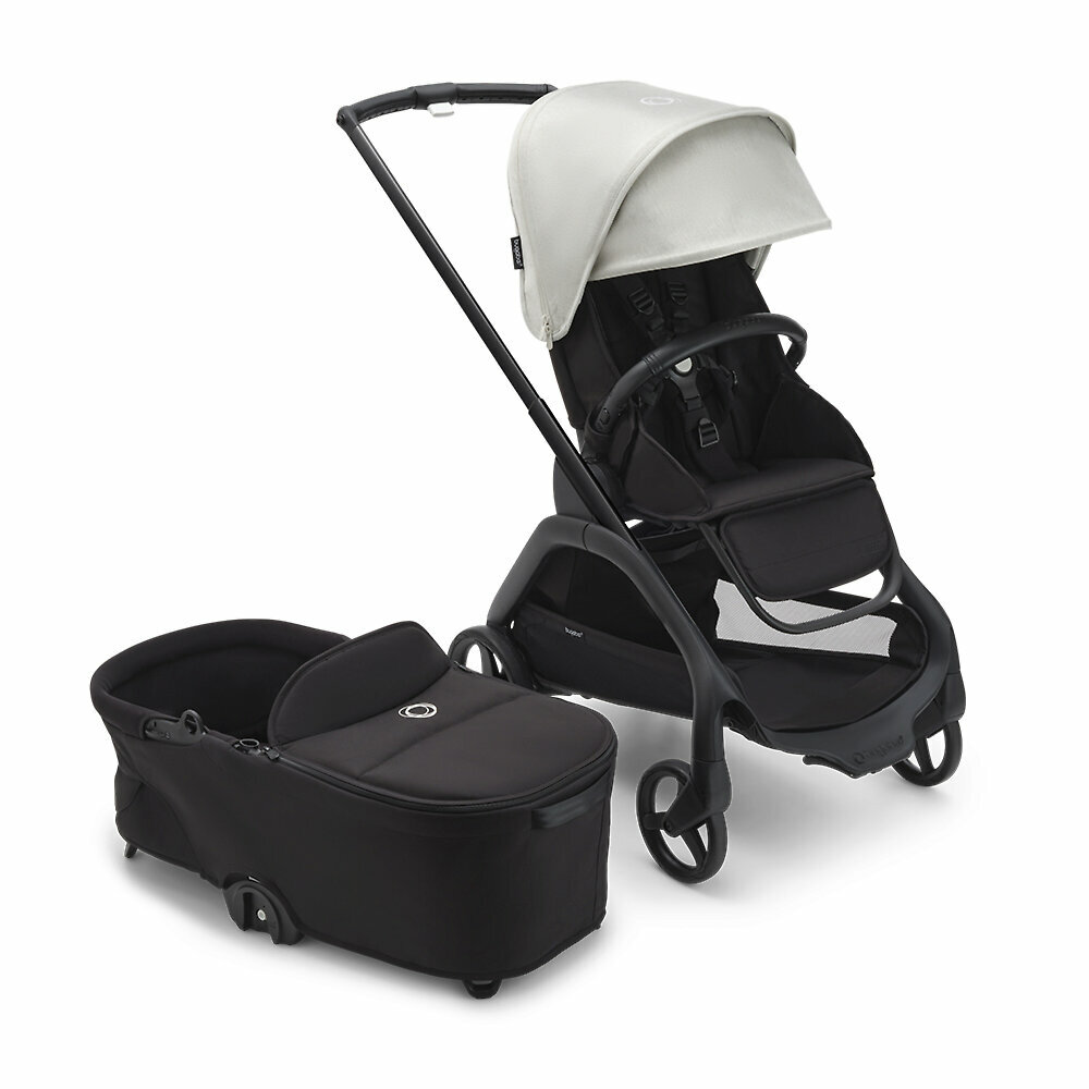 Детская коляска 2в1 Bugaboo Dragonfly Black, цвет Black / Misty White (Чёрный / Белый)