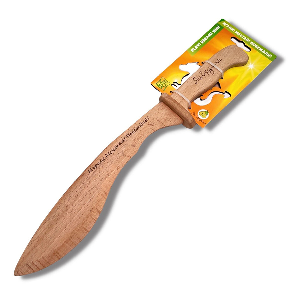 ЯиГрушка Нож непальский Кукри 39 см, модель ЯиГ-203-OQ50, прочный клинок, эргономичная рукоять