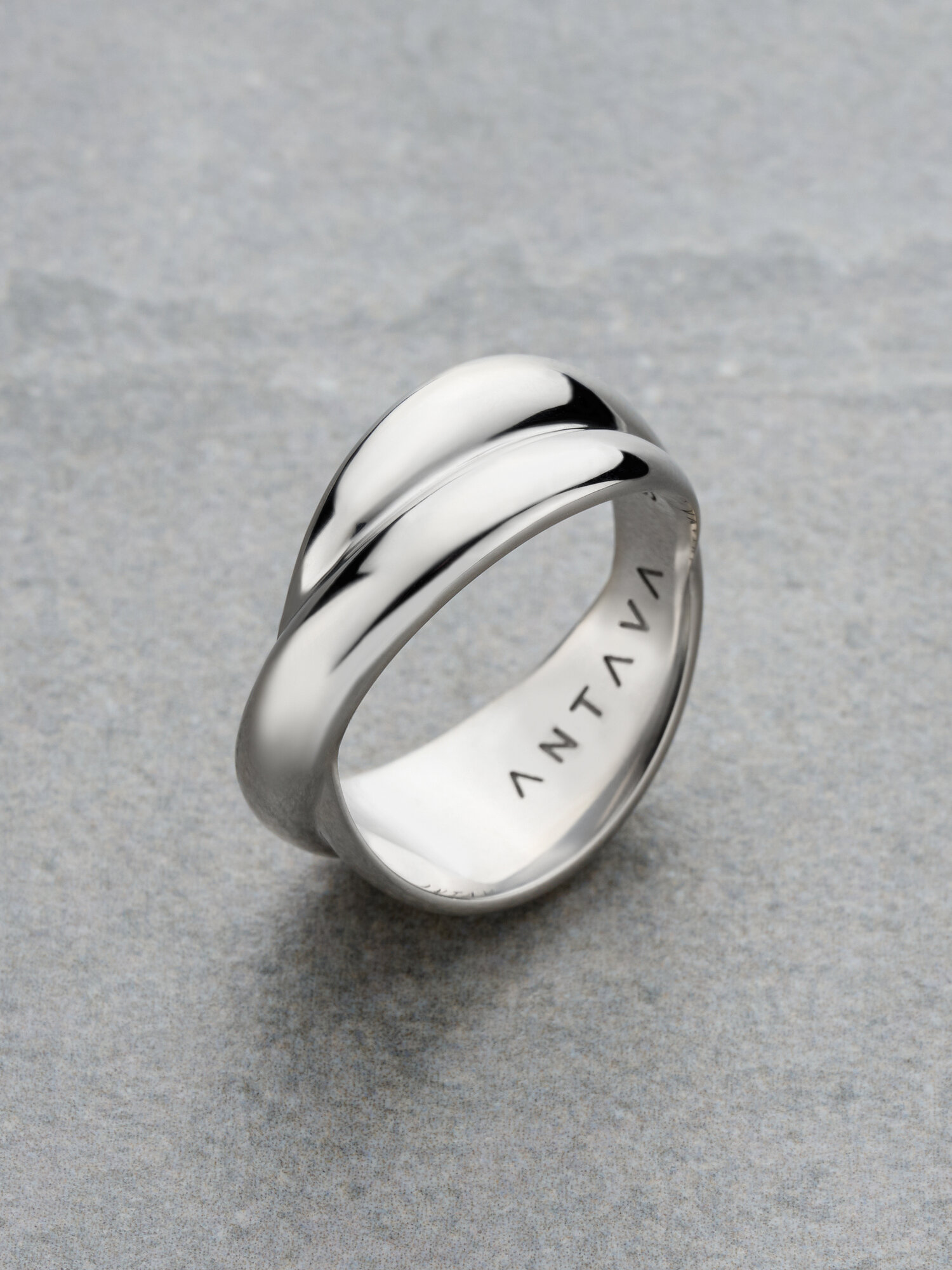 Кольцо обручальное, серебро, 925 проба, родирование