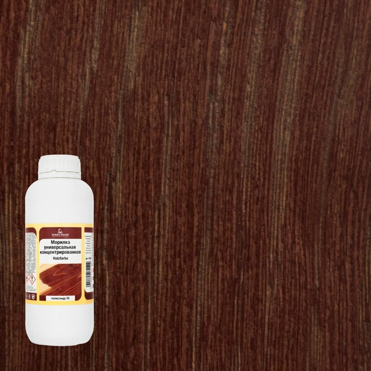 Морилка универсальная Borma Holzfarbe 1 л 58 Палисандр 3100PA