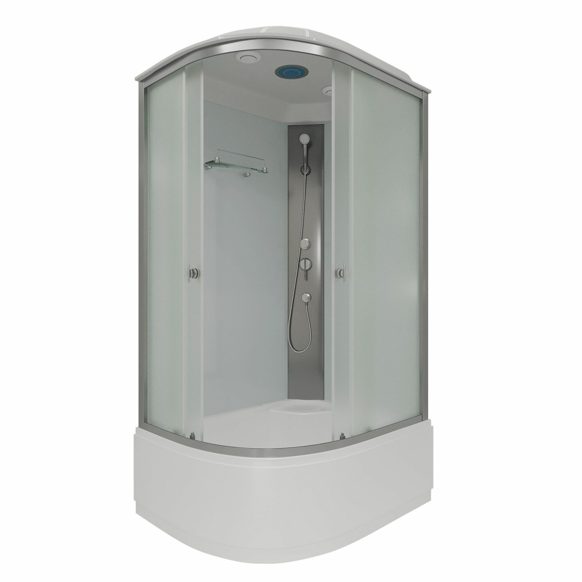 Душевая кабина ST3512TPR-C3, высокий поддон, правая, матовое стекло, 120х80х215 см.