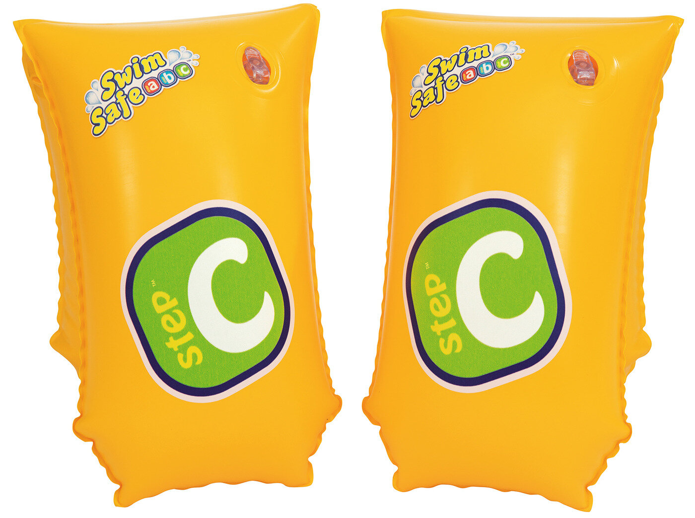 Детские надувные нарукавники Bestway "Swim Safe" для плавания и купания в бассейне и на море, 30х15 см, 6-12 лет