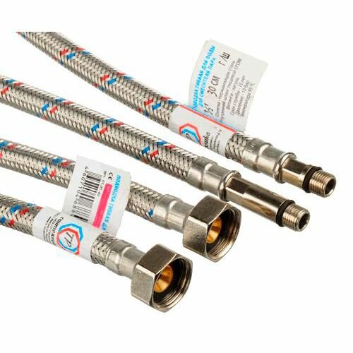 Подводка д/смес. нерж. 1/2"хМ10х60см ТР-сантехника