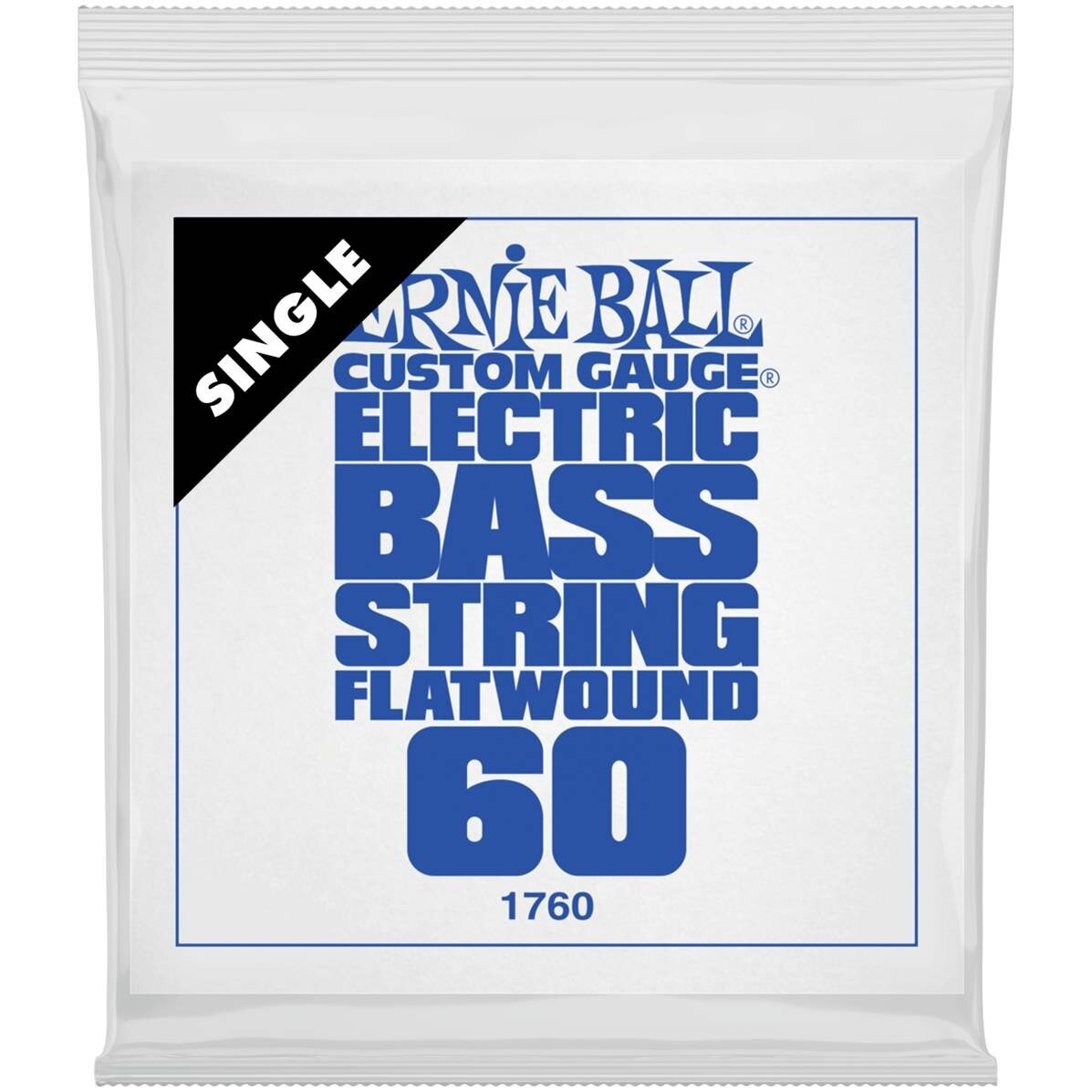 Одиночная струна для бас-гитары ERNIE BALL 1760 FLATWOUND 60