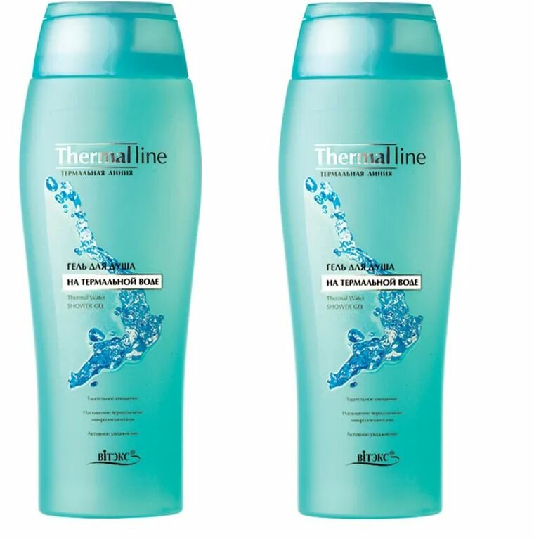 Витэкс Гель для душа, на термальной воде, 500 мл, 2 уп.