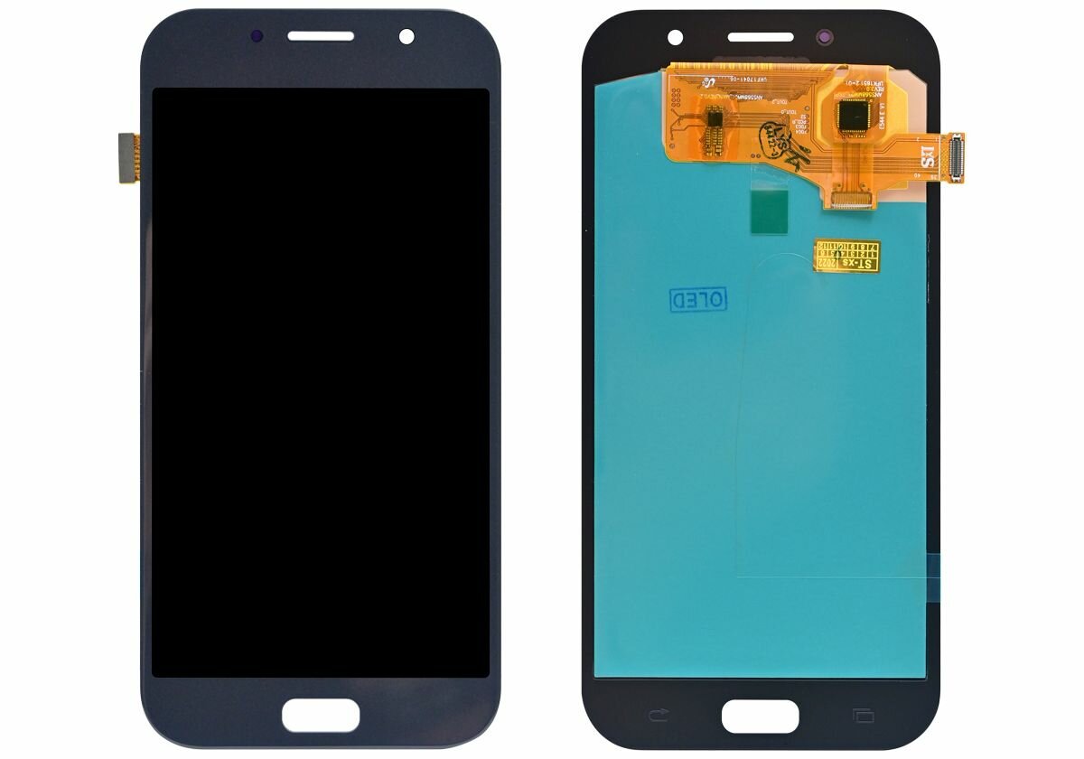 Дисплей для Samsung A7 2017 (A720) (серый) OLED