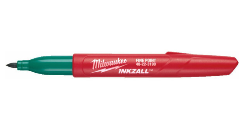 Маркер с тонким пером Milwaukee Inkzall, зеленый, 4932492127