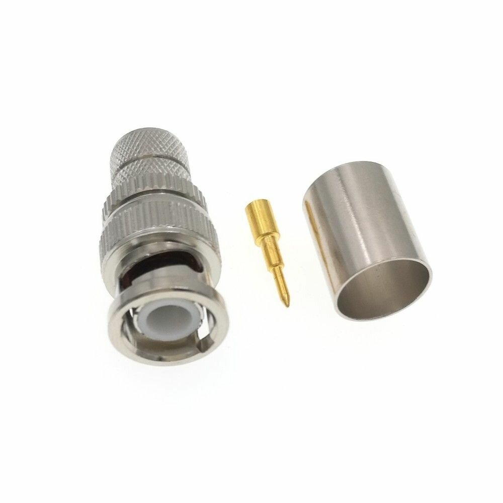 ВЧ-разъём BNC(male) обжимной под кабель 8D-FB